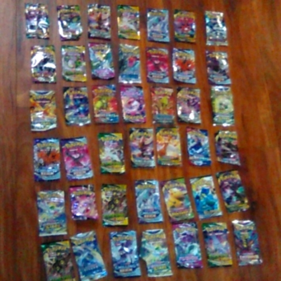 Pokemon | Toys | 42 Pokmon Booster Packs Empty | Poshmark